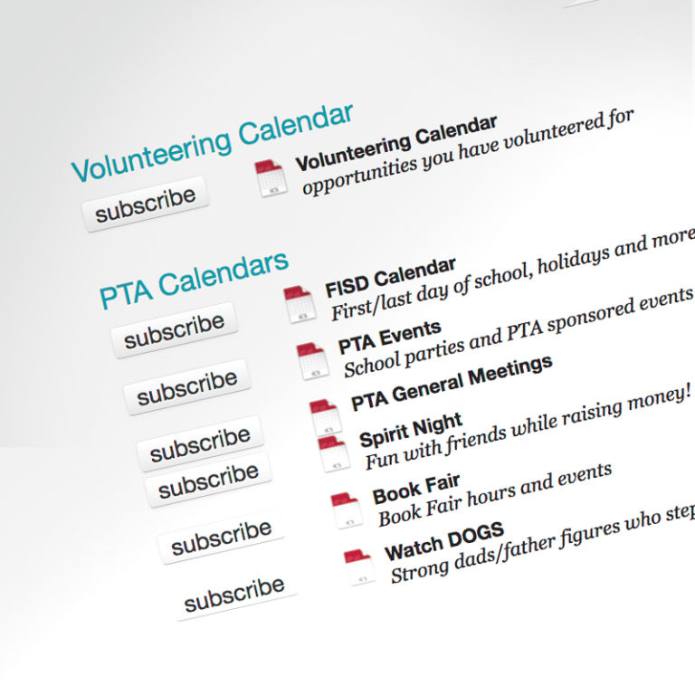 Calendars - Membership Toolkit